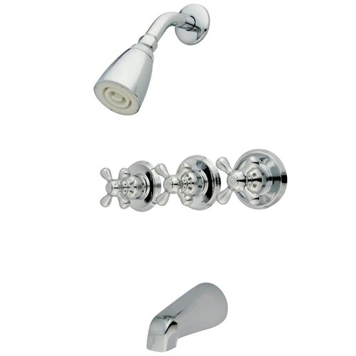 Kingston Brass KB231AX Tub and Shower 5-Inch Spout Reach, Polished ...