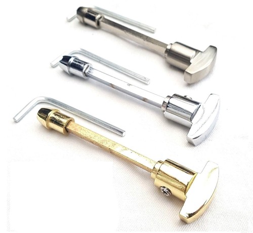 Bathroom Door Bath Lock Thumb Turn 5mm Spindle Snib Bar Polished Brass ...