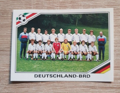 Panini World Cup Story 186 Deutschland Germany Mannschaft Team WM 1986 ...