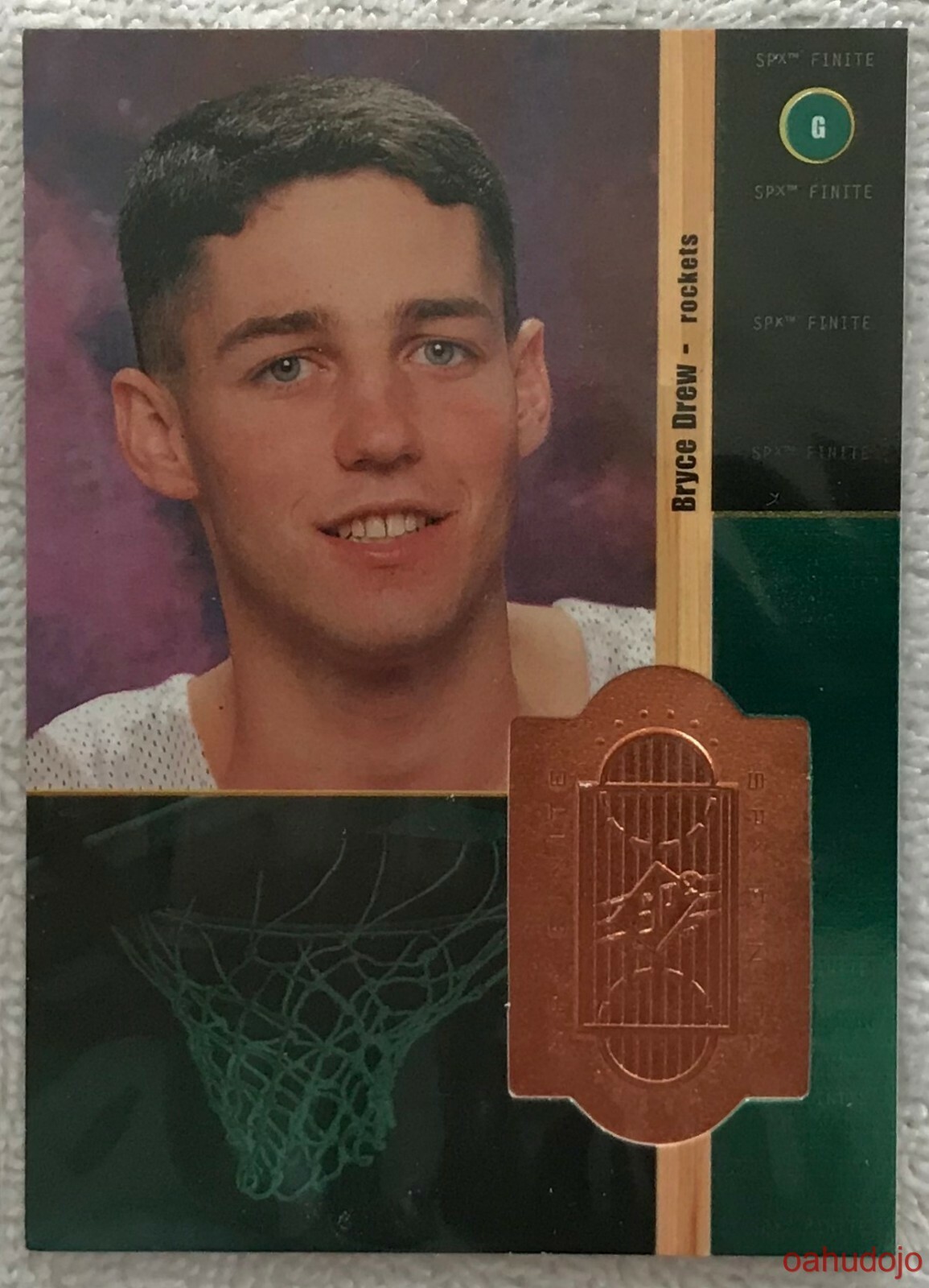BRYCE DREW 1998-99 SPx Finite Rookie #226 SN 0532/2500 Houston Rockets ...