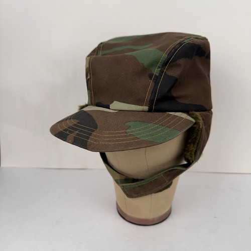 Vtg Outdoor Design USA Made Goretex Duck Camo Hat W Ear Flap Sz Med ...