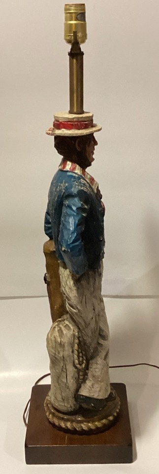 Vintage 1971 Nautical French Sailor Sea Captain Lamp Dunning Industries ...