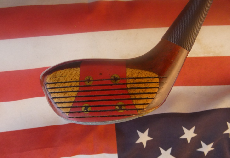 Classic Ben Hogan # 3 Fairway Persimmon Wood Head Stiff Steel EXCELLENT ...