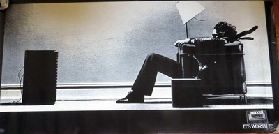 Vintage Maxell "Blown Away Guy" Advertising Poster – 44" x 22" – Iconic ...