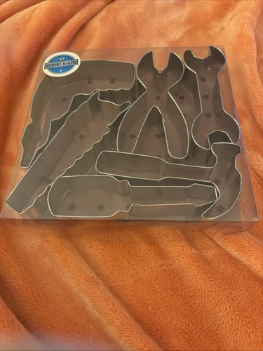 Tool Shaped Cookie Cutters 6 Total Hammer Wrench Pliers Screwdriver ...