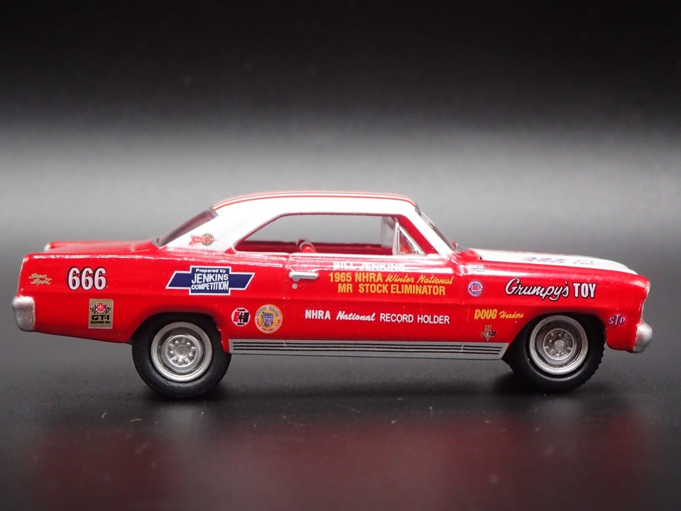 1966 CHEVY CHEVROLET NOVA BILL JENKINS GRUMPYS TOY 1:64 SCALE DIECAST ...