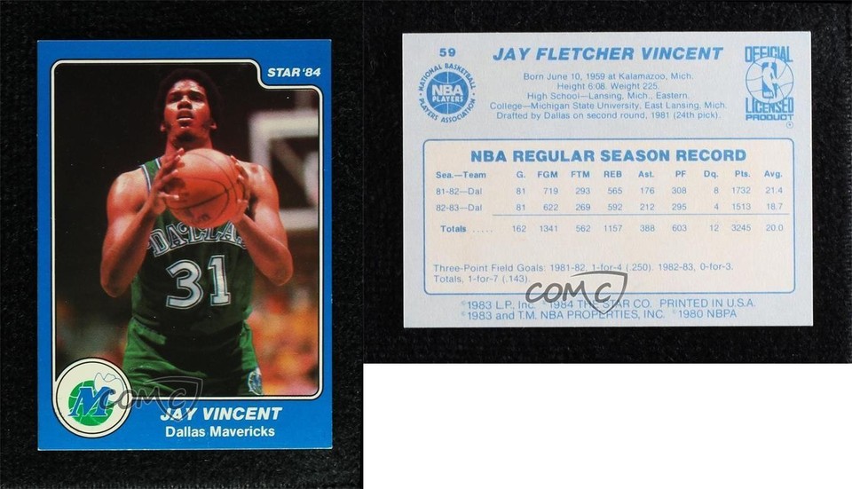 1983-84 Star Jay Vincent #59 0e0 | eBay