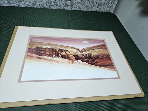 VTG MICHAEL ATKINSON INSPIRATION ARCHES COWBOY ART SIGNED LITHO PRINT ...