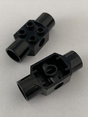 LEGO Parts 48172 (2pcs) Technic, Brick Modified 2 x 2 w Pin Hole ...