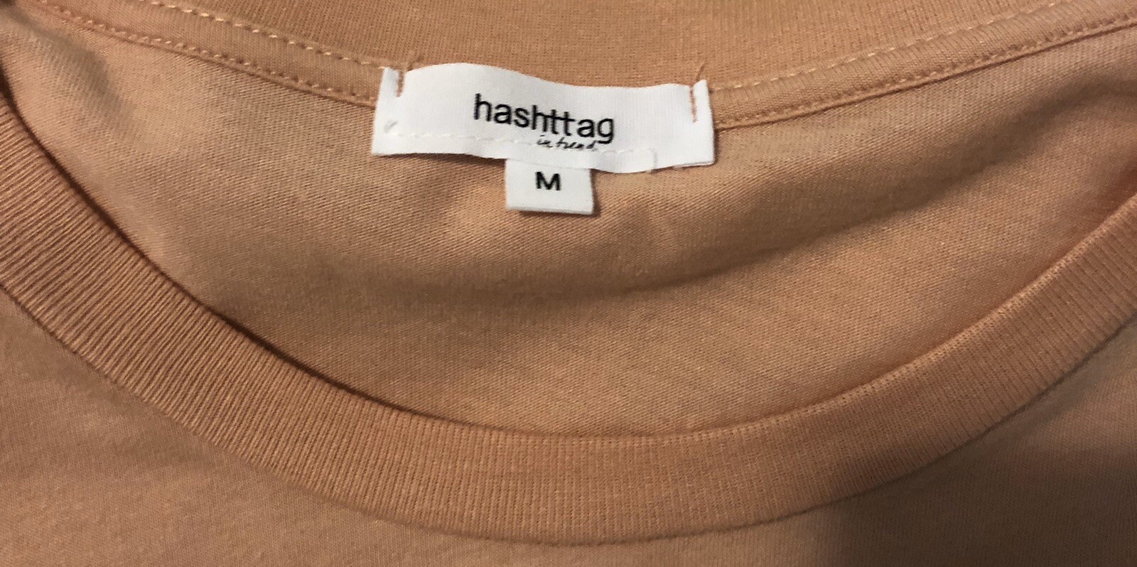 Hasttag In Trend Peach Top| M | eBay