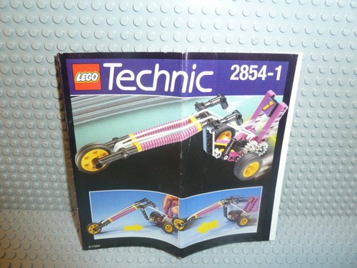 LEGO® Technic Building Instructions 2854-1 Bungee Chopper Unperforated ...