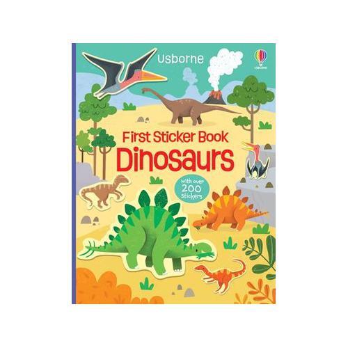 Usborne First Sticker Book Dinosaurs | eBay Australia