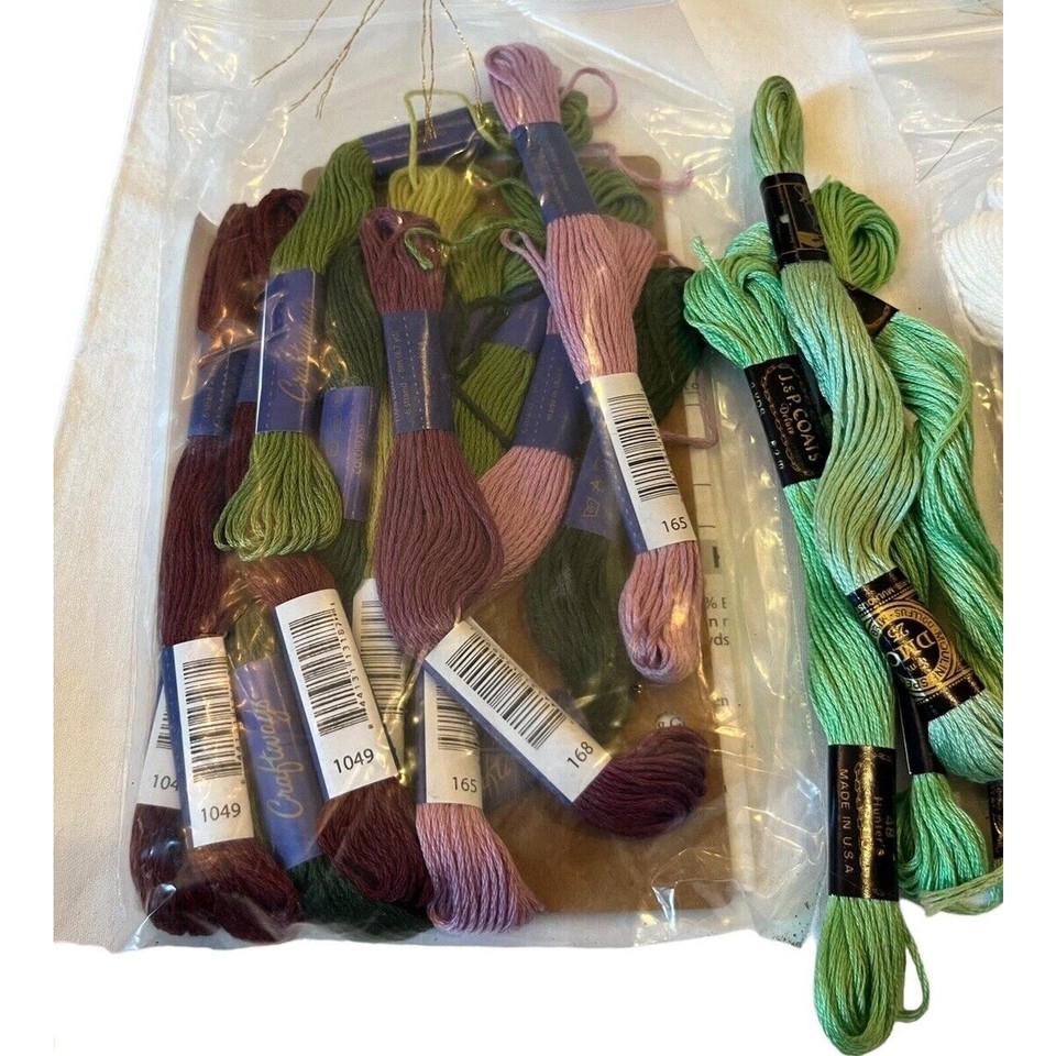 Embroidery Floss Thread Assorted Colors Lot of 72 Skeins Craftways J&P ...