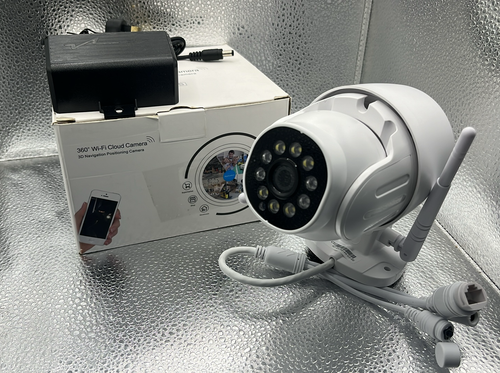 360 Wifi Cloud Camera P2P Panoramic White Colour EC101-x15 DC12V | eBay