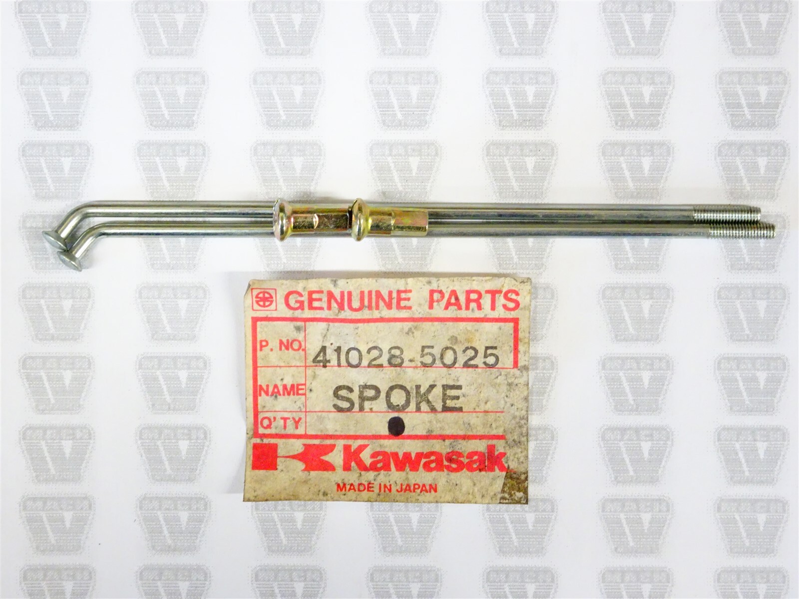 Kawasaki NOS NEW 41028-5025 Rear LH Left Spoke Assy (2) KX KDX KX80 ...