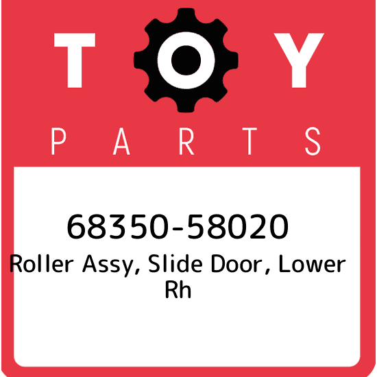 68350-58020 Toyota Roller assy, slide door, lower rh 6835058020, New ...