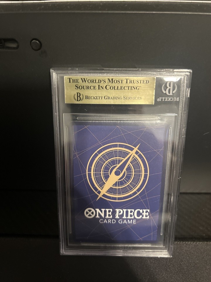 BGS 10 ONE PIECE Monkey.D.Luffy OP05-012 Oda Signature Stamp ST01-12 ...