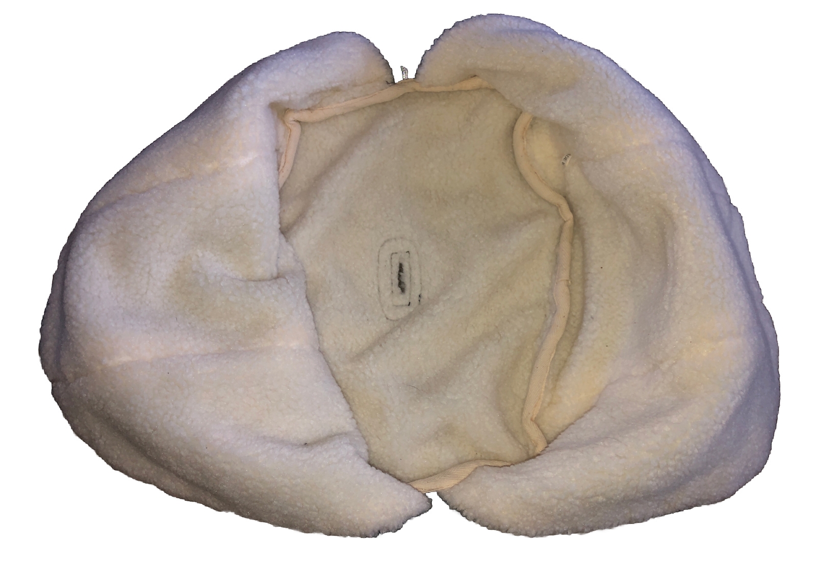 Motorcycle / Snowmobile Helmet Gear Bag Black Sherpa Lined Full Zip C ...