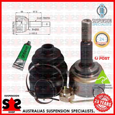 Front Axle Joint Kit, Drive Shaft Suit NISSAN Ad Van (Y10) 2.0 D AD Van ...