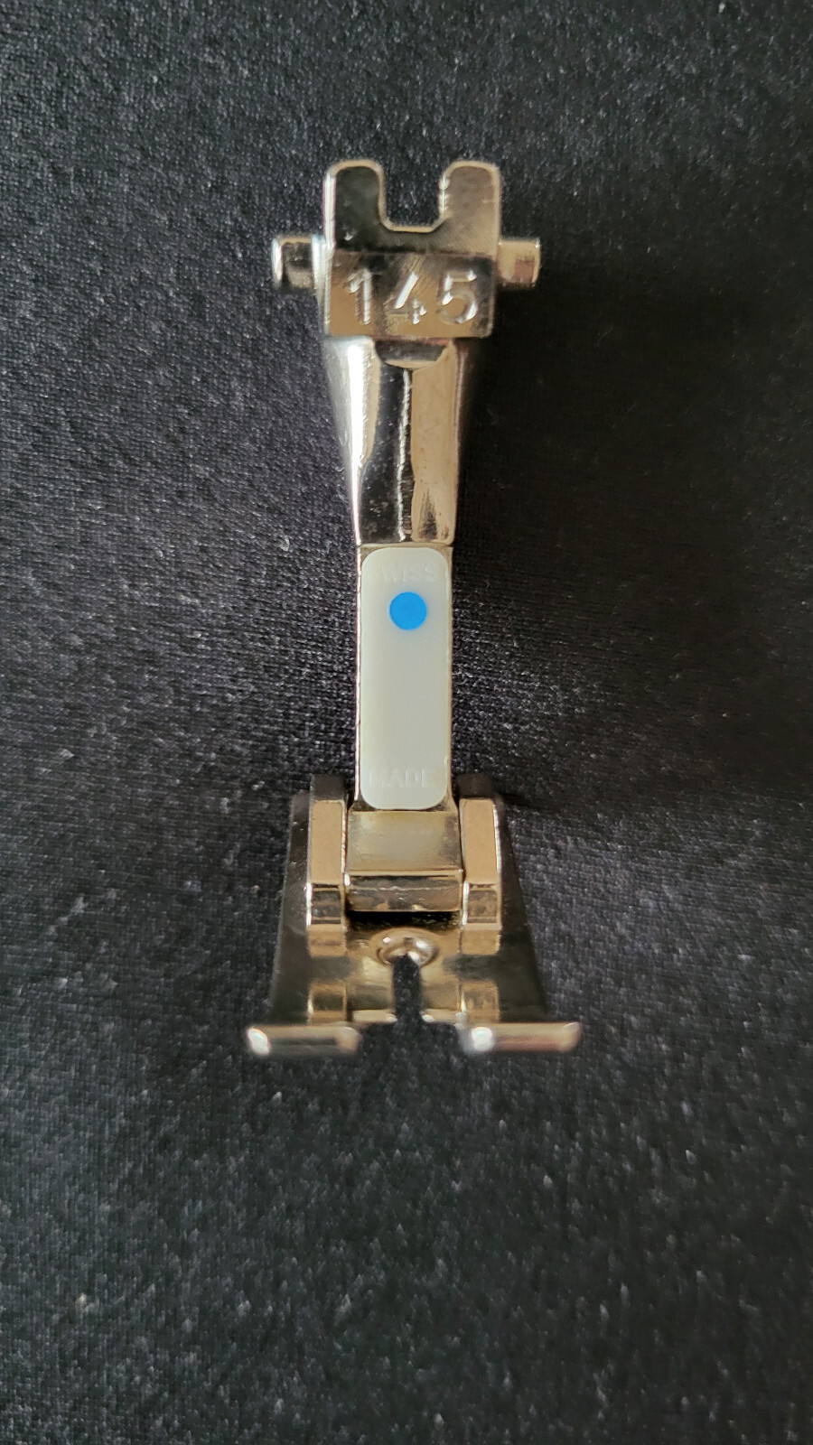 Genuine BERNINA #145 Denim Presser Foot Straight Stit - Blue Dot -Old ...
