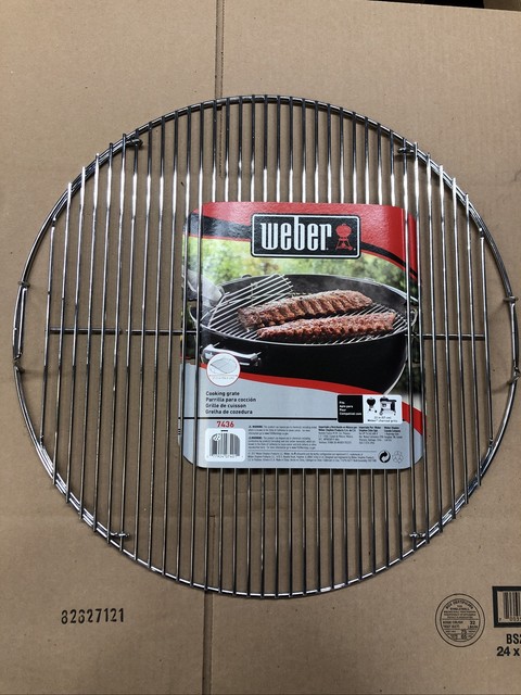 Weber 7436 22" Hinged Cooking Grate for Charcoal Grills for sale online ...