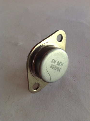 BU326A NPN POWER TRANSISTOR TO-3 Genuine UK Made 900V 6A BU-326 TO3 ...