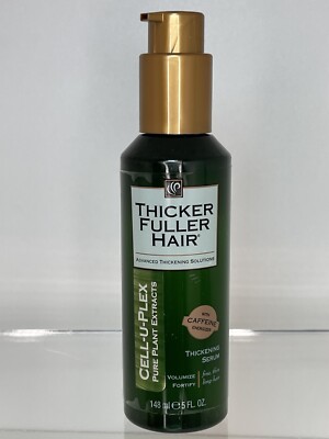 Thicker Fuller Hair THICKENING SERUM 5oz. Cell-U-Plex - NEW!! Label Is ...