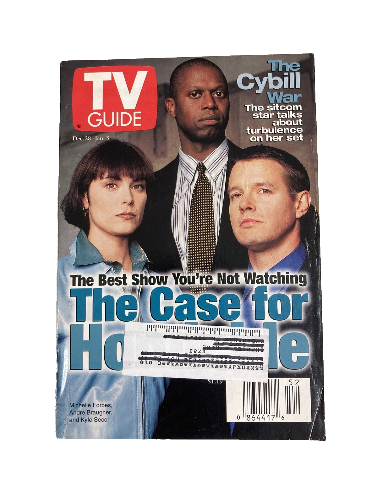 Vintage 1997 December 28 - January 3 TV Guide - Cast of Homicide on ...