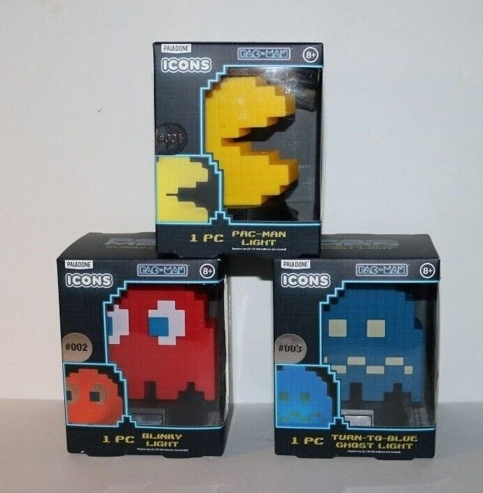 8 Bit Pacman Blue Ghost