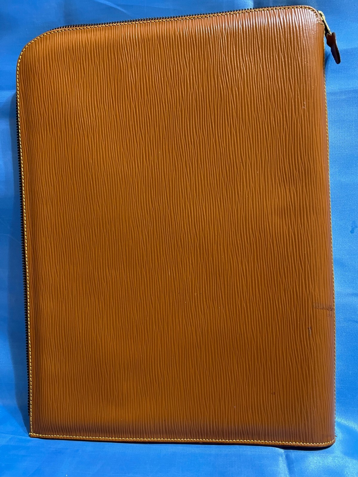 Vintage Stefano Bravo Italian Leather zippered Large … - Gem