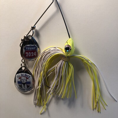 Donald Trump Fishing Lure / Double Blade Bait Cast Spinner | eBay