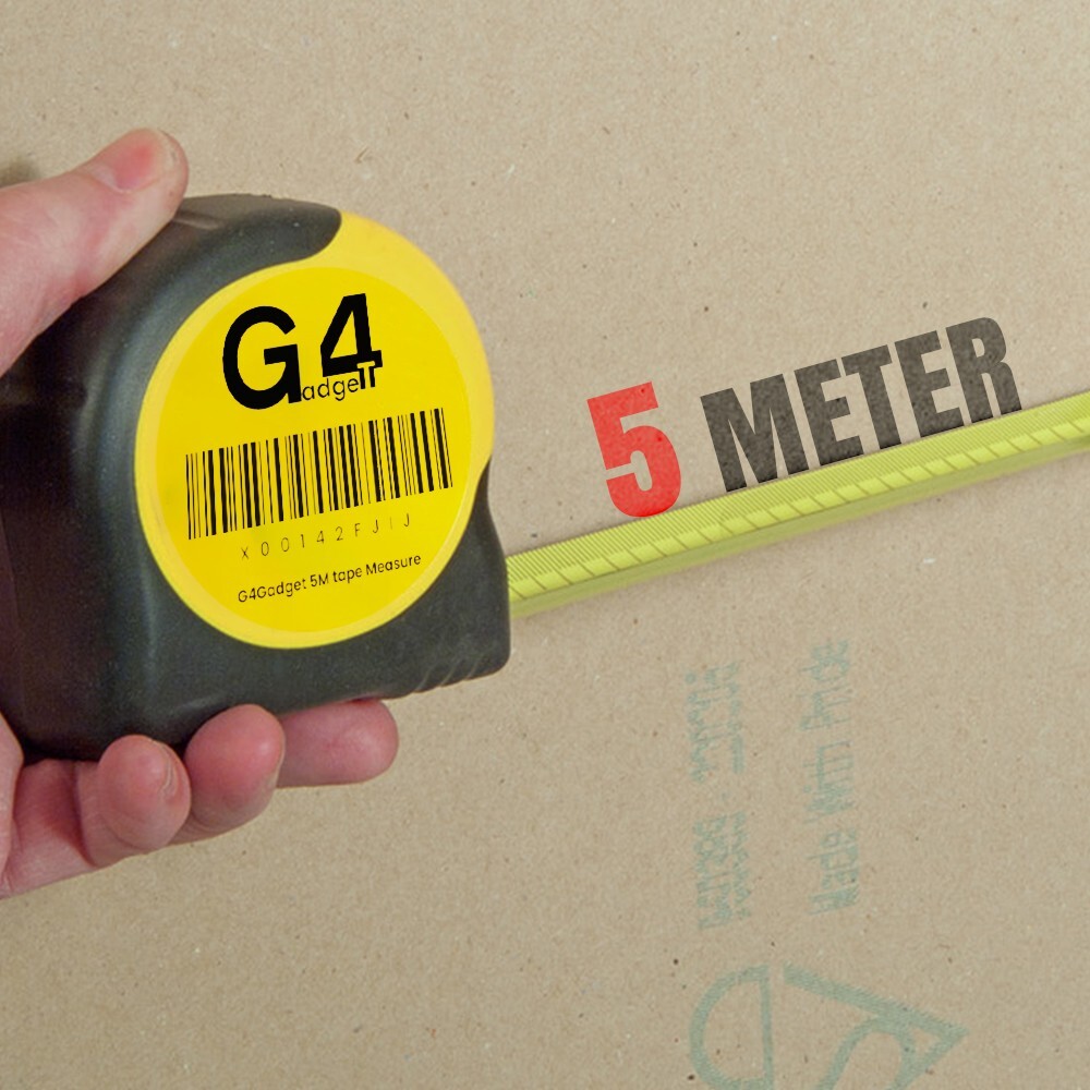 5M Retractable Griplock Imperial Measuring Metric Surveyor Tape Metres ...