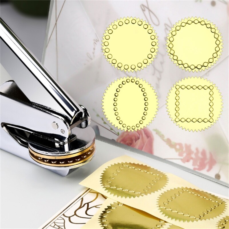 Stainless Steel Seal Embosser for Certificate Seal Labels Award | eBay
