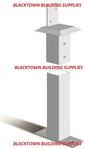 Unipier - Uni-Pier - Uni Pier - Post & Head 65x65 1400mm - Galvanised ...