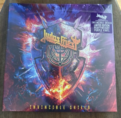 Judas Priest Invincible Shield Presale Exclusive Purple Colored Vinyl ...