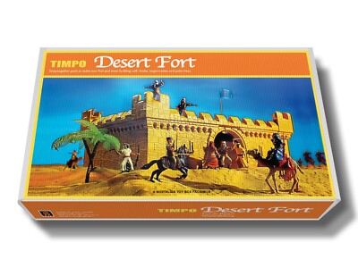Timpo Desert Fort Play Set Box | eBay