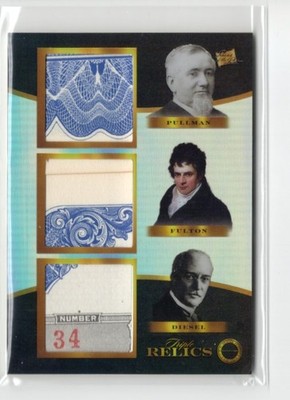 2025 Pieces of the Past Inventors Pullman Fulton Rudolf Diesel ...