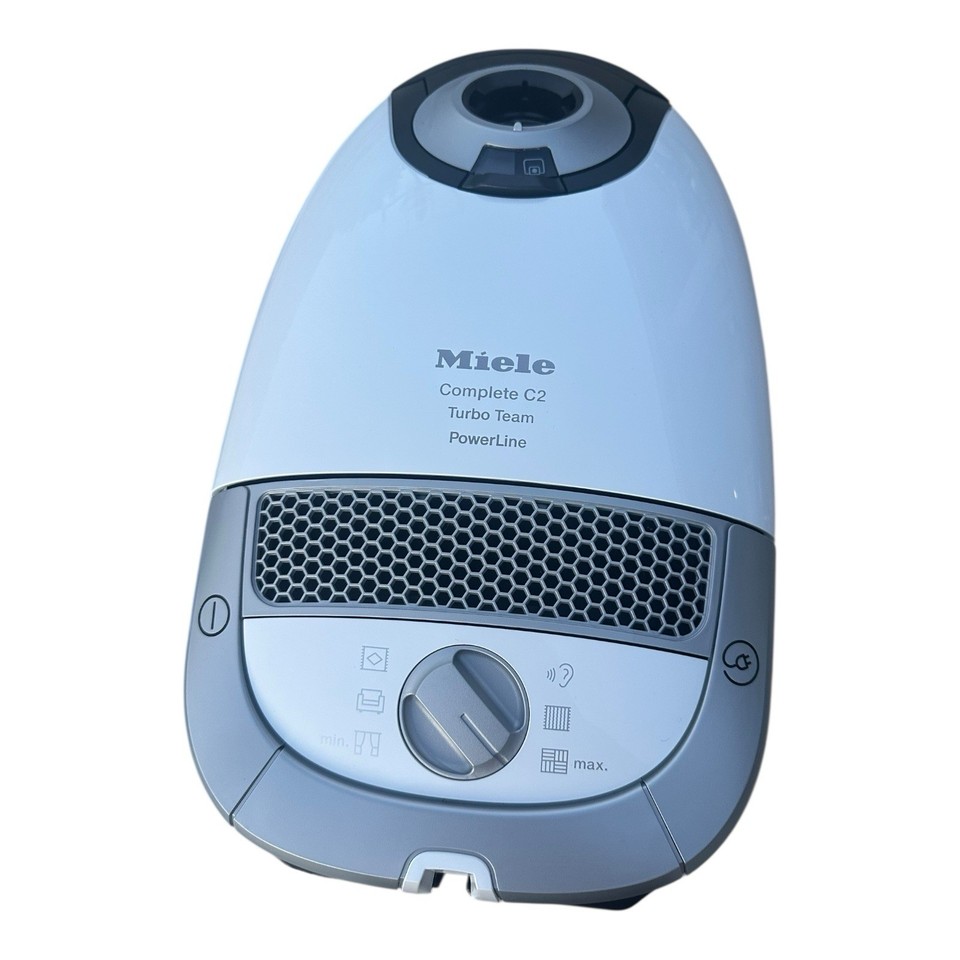 MIELE Complete C2 Turbo Team PowerLine Bagged Canister Vacuum WHITE | eBay