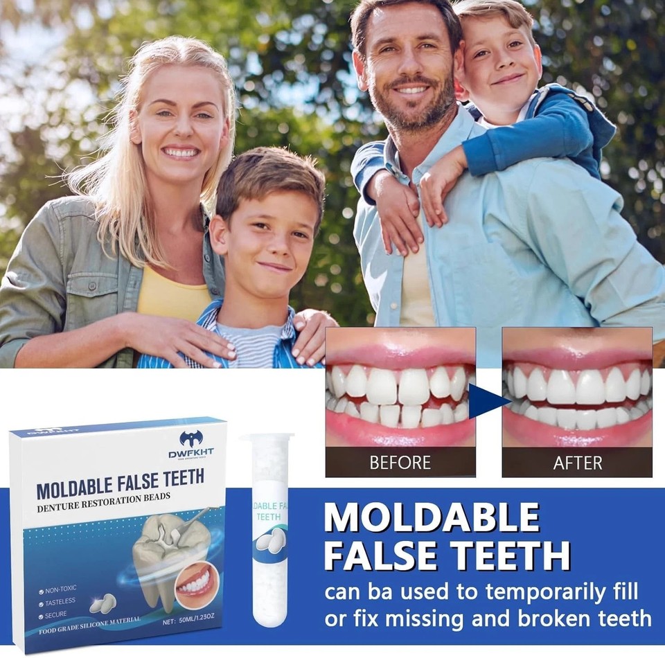 Teeth, Tooth Replacement Missing Teeth, Teeth Filling Kit Permanent ...