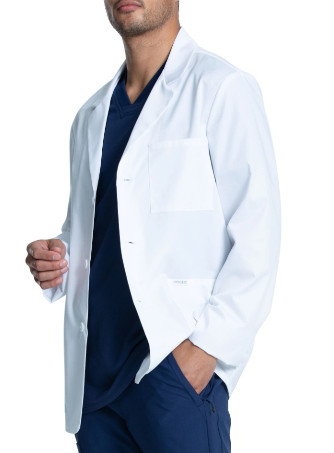 5 Pack Lands' End Lab Coat Consultation Jacket, Outside Inside Pockets ...