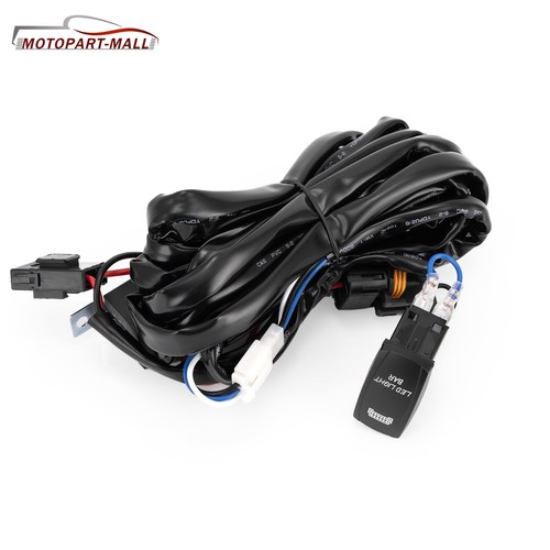 NEW Rock Light Wiring Harness Kit with Rocker Switch For Polaris RZR ...