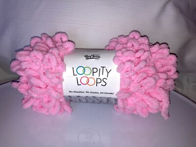 PINK #104 Big Twists Loopity Loops Finger Yarn 6.35 oz 18.2 yard | eBay
