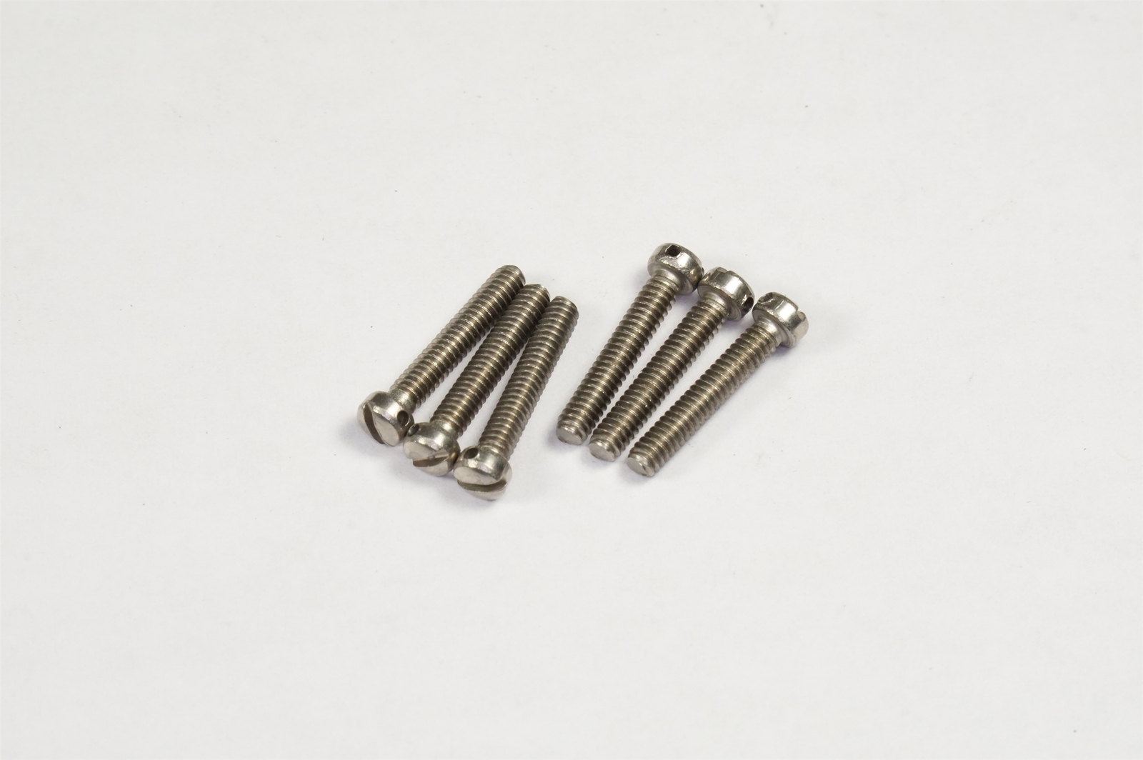 Lot of 6 MS35275-207 Wire-Lockable Slotted Fillister Machine Screw 2-56 ...