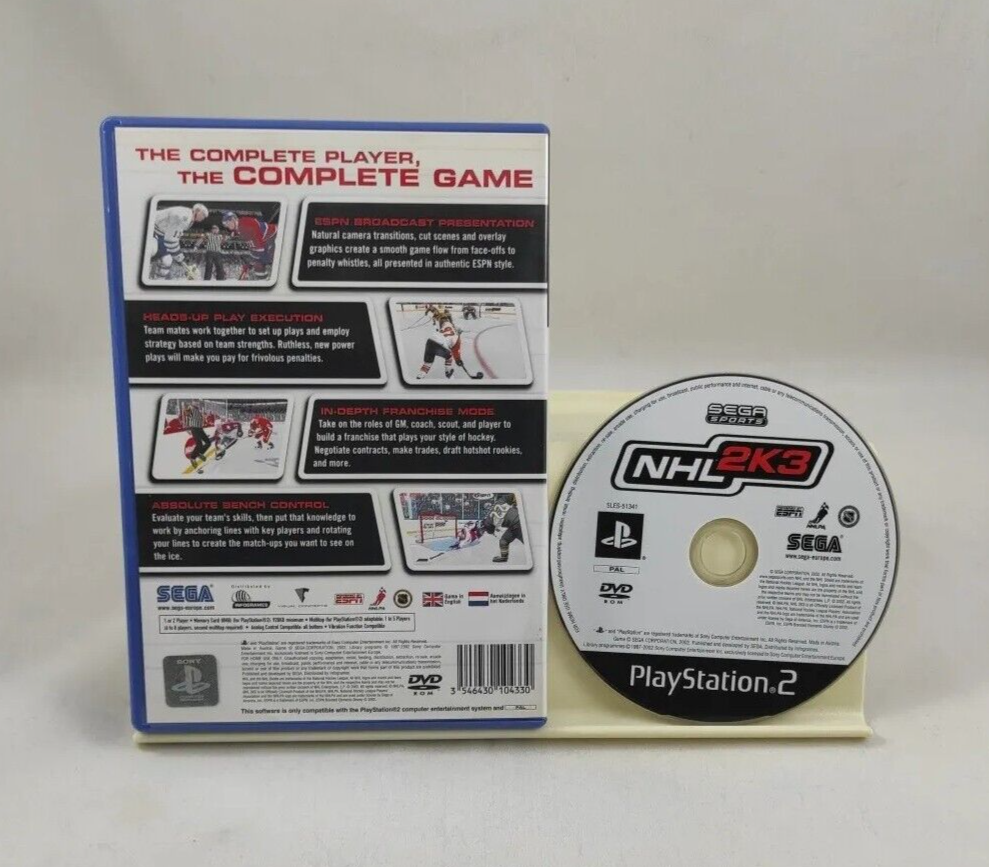 NHL 2K3 PlayStation 2 PS2 Case and Disc game | eBay