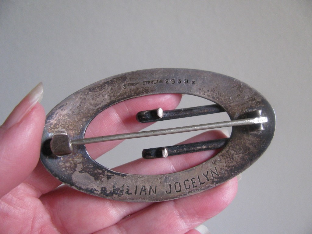 VINTAGE 1800'S WILLIAM B. KERR STERLING SILVER BUCKLE… - Gem