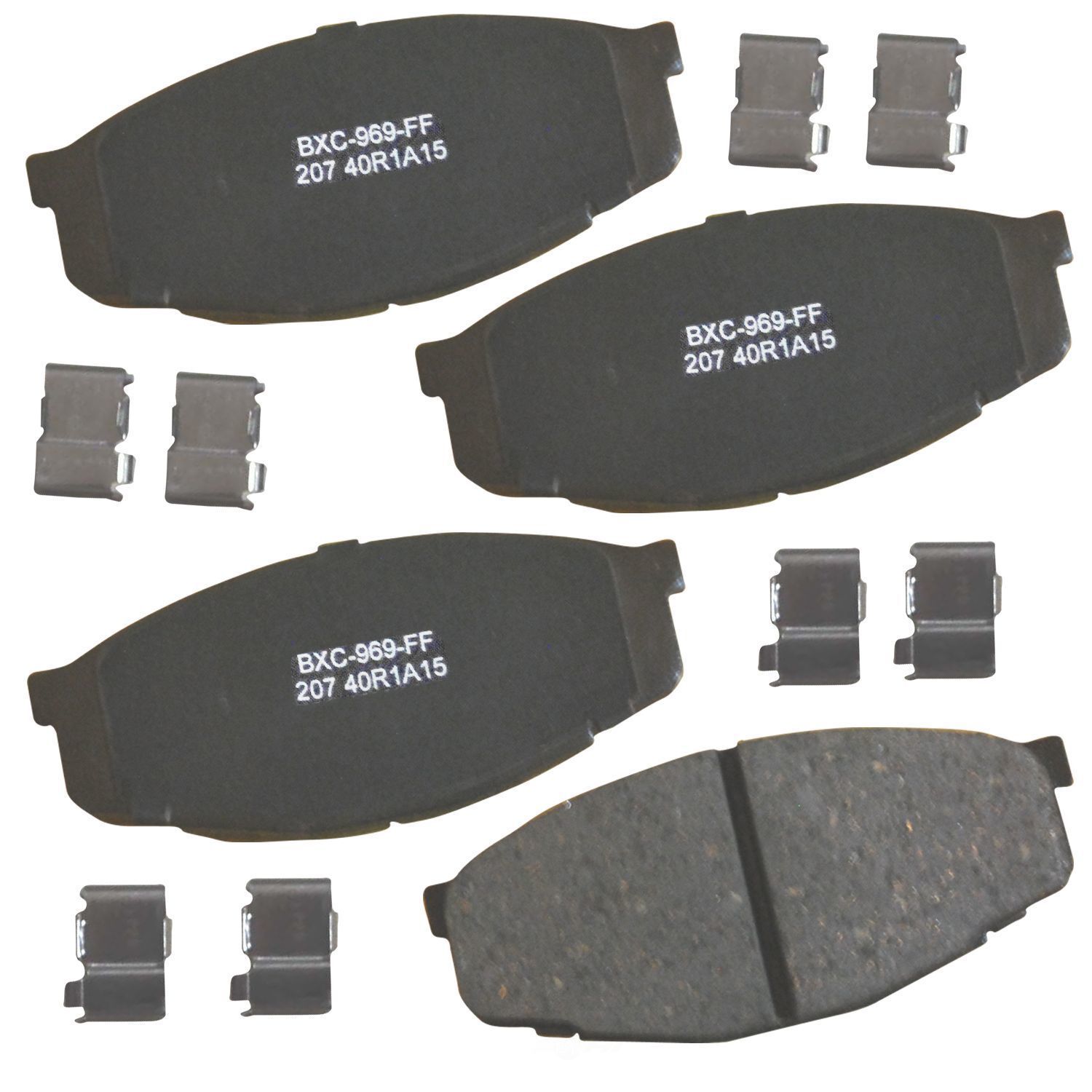 Disc Brake Pad Set-Premium Ceramic Bendix SBC207 | eBay
