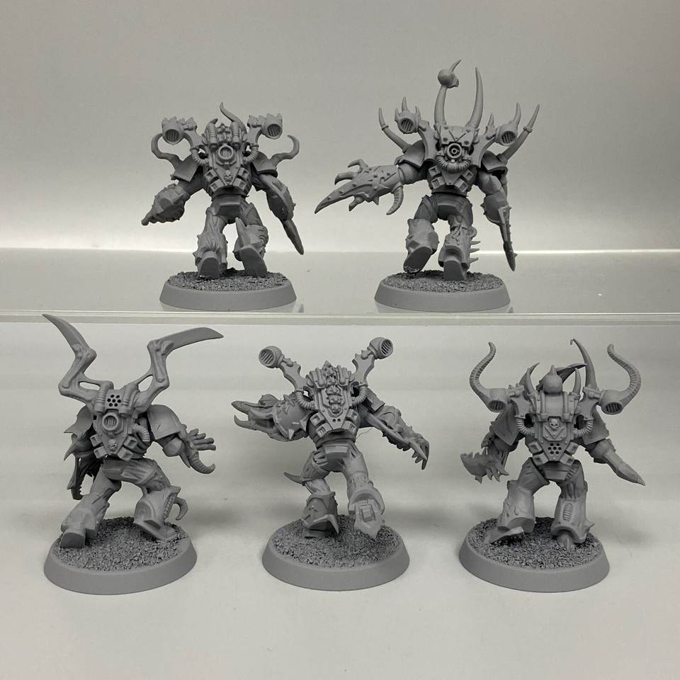 POSSESSED CHAOS SPACE MARINES WARHAMMER 40,000 40K PAINTED HERETIC ...
