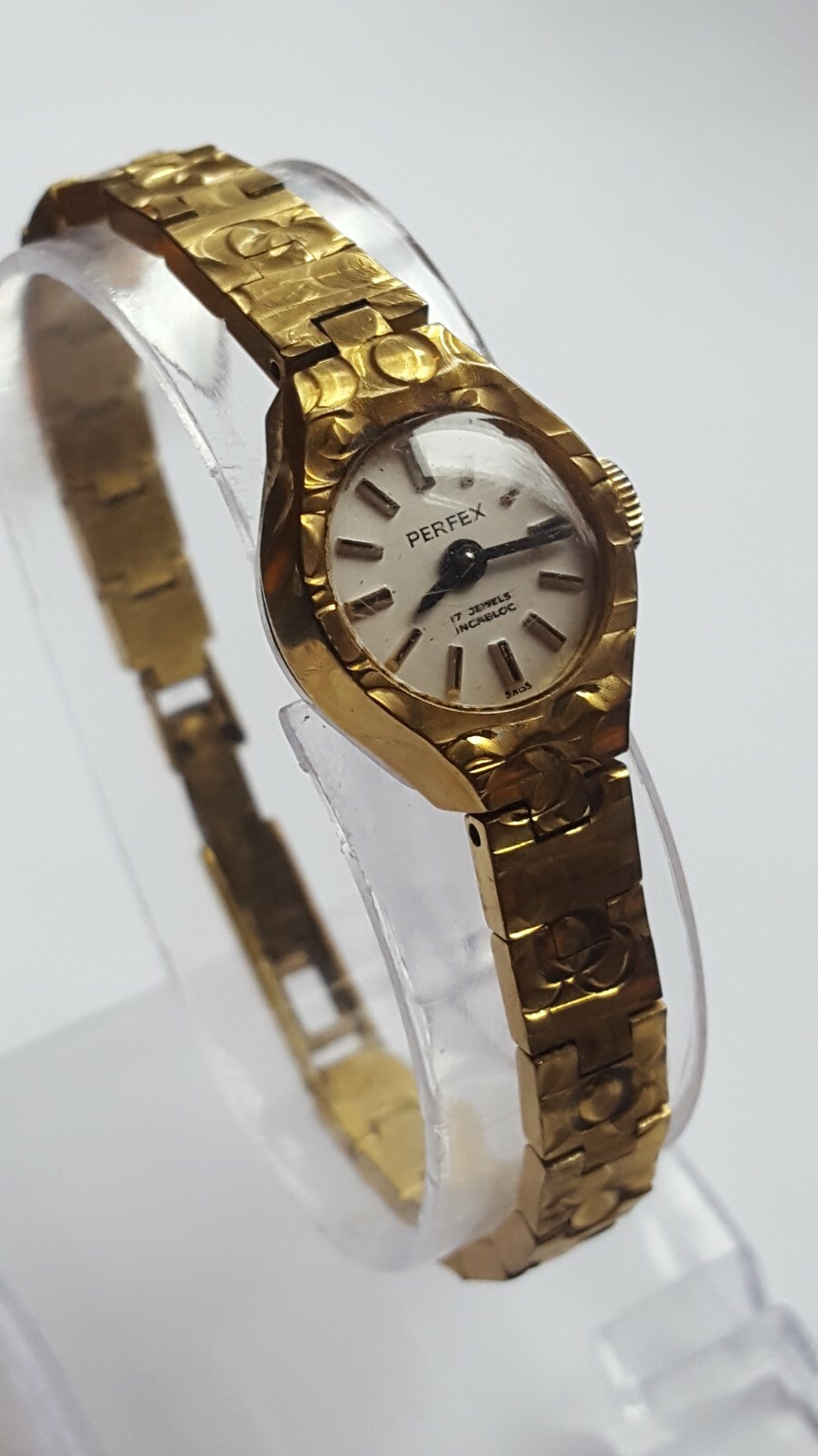 Vintage Perfex 17 Jewels Ladies Mechanical Watch Work… - Gem