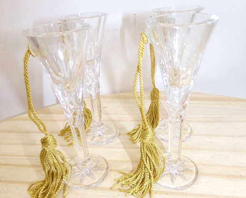 Gorham Lady Anne 2000 Christmas Ornament Mini Champagne Flute Gold ...