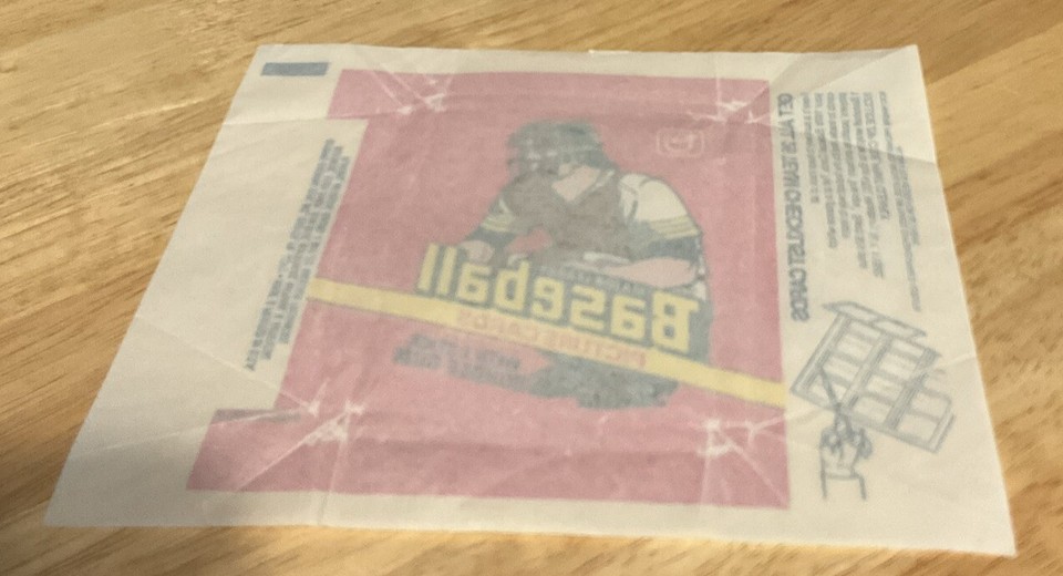 1978 TOPPS Baseball Card Wax Pack Wrapper - Team Checklist Cards | eBay